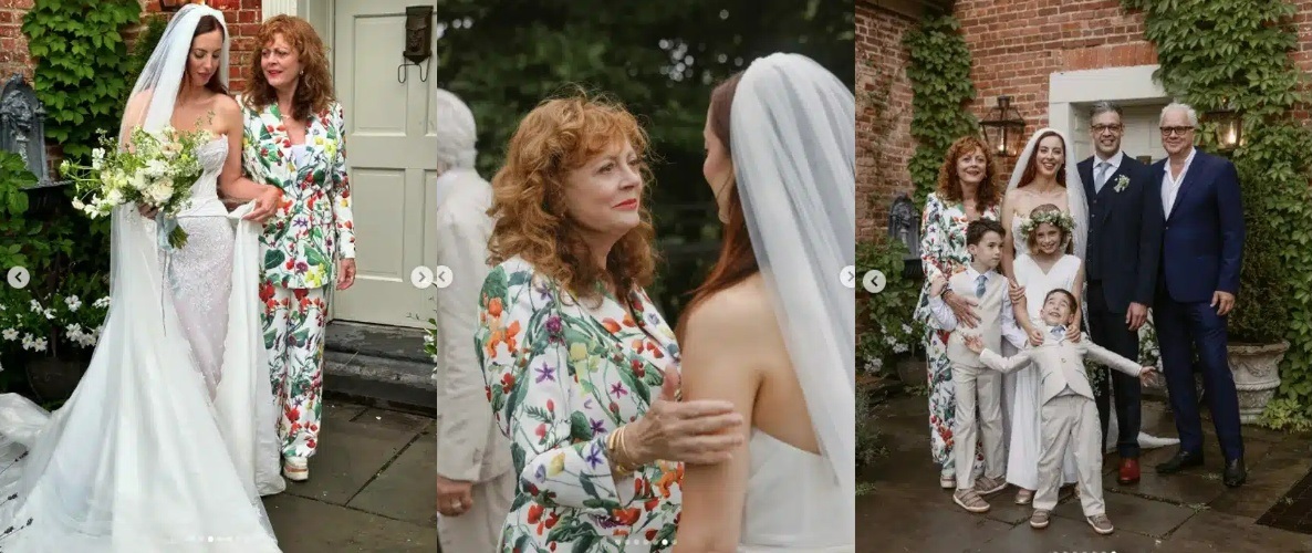 Susan Sarandons Daughter 39 Weds In ‘french Garden Ceremony